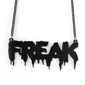 Jewelry | Freak Statement Chain Pendant Necklace Goth | Poshmark